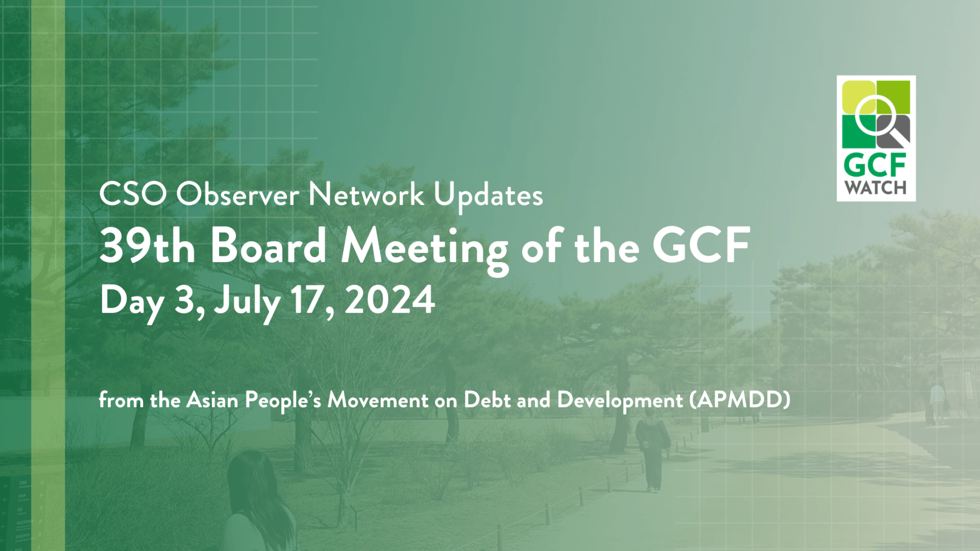 UPDATES: 38th GCF Board Meeting – GCFWatch